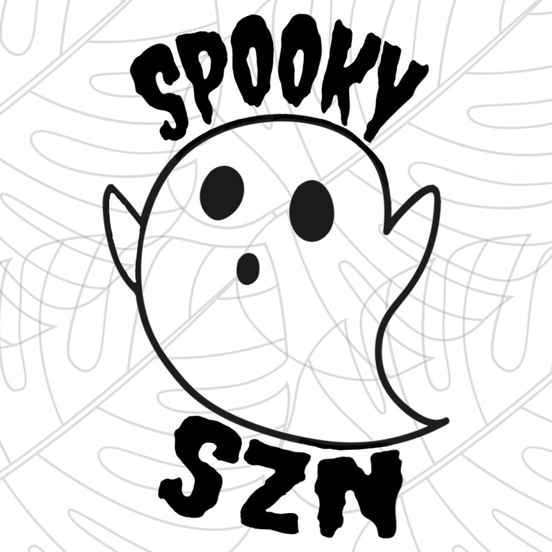Spooky Szn SVG/PNG/DXF Digital Download for Shirts Hats Etc. - Etsy