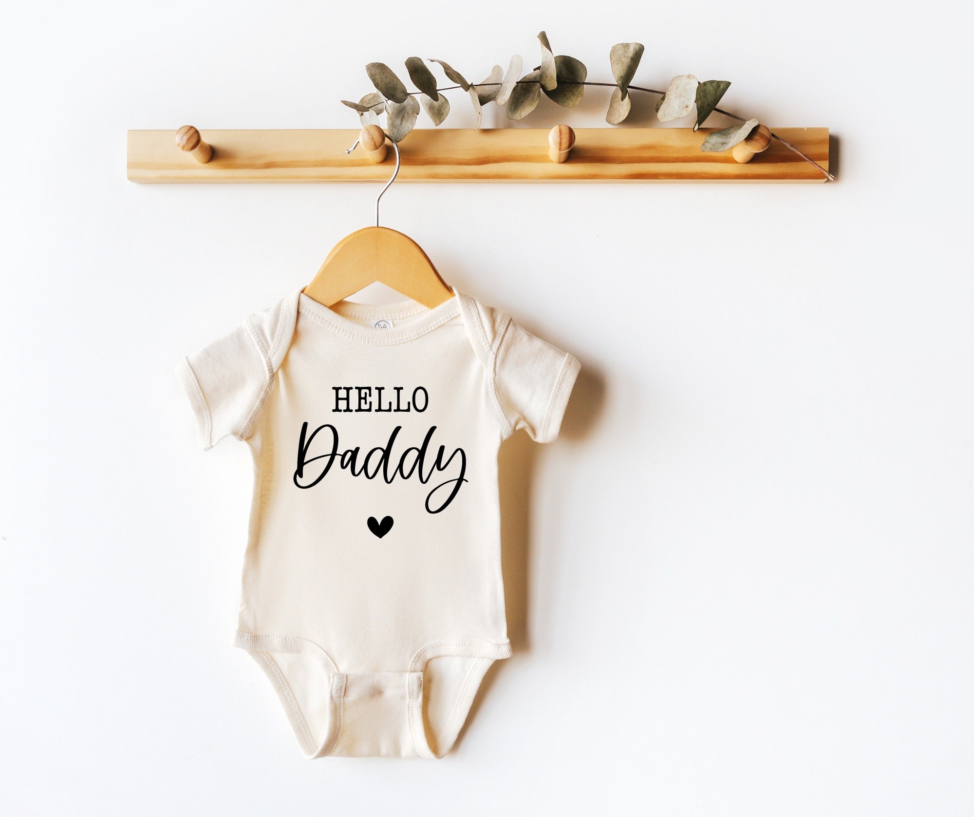 Hello Daddy SVG SVG Files Baby Announcement SVG Baby - Etsy