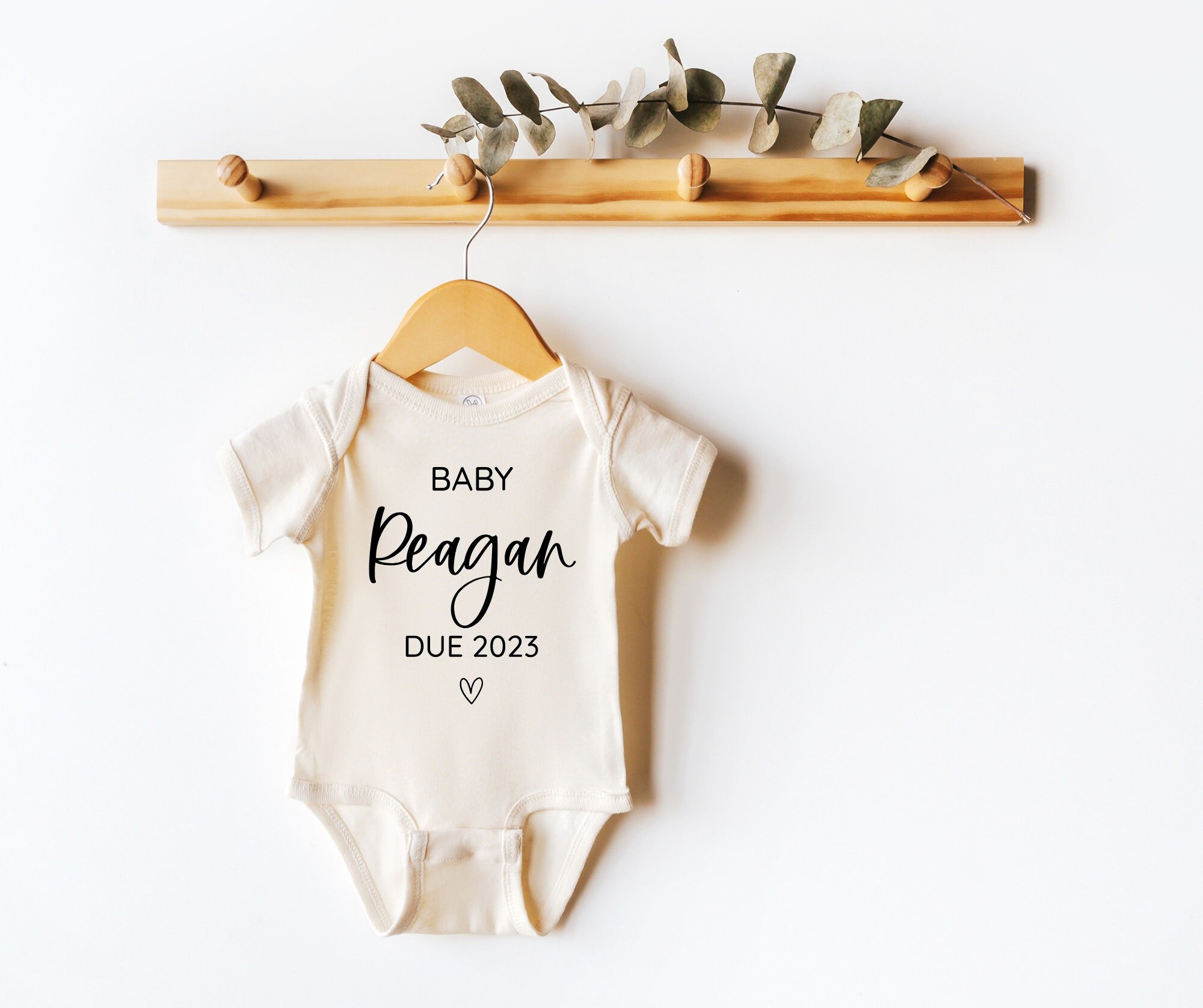 Baby Due SVG Personalized Baby SVG Baby Announcement SVG Baby Reveal ...