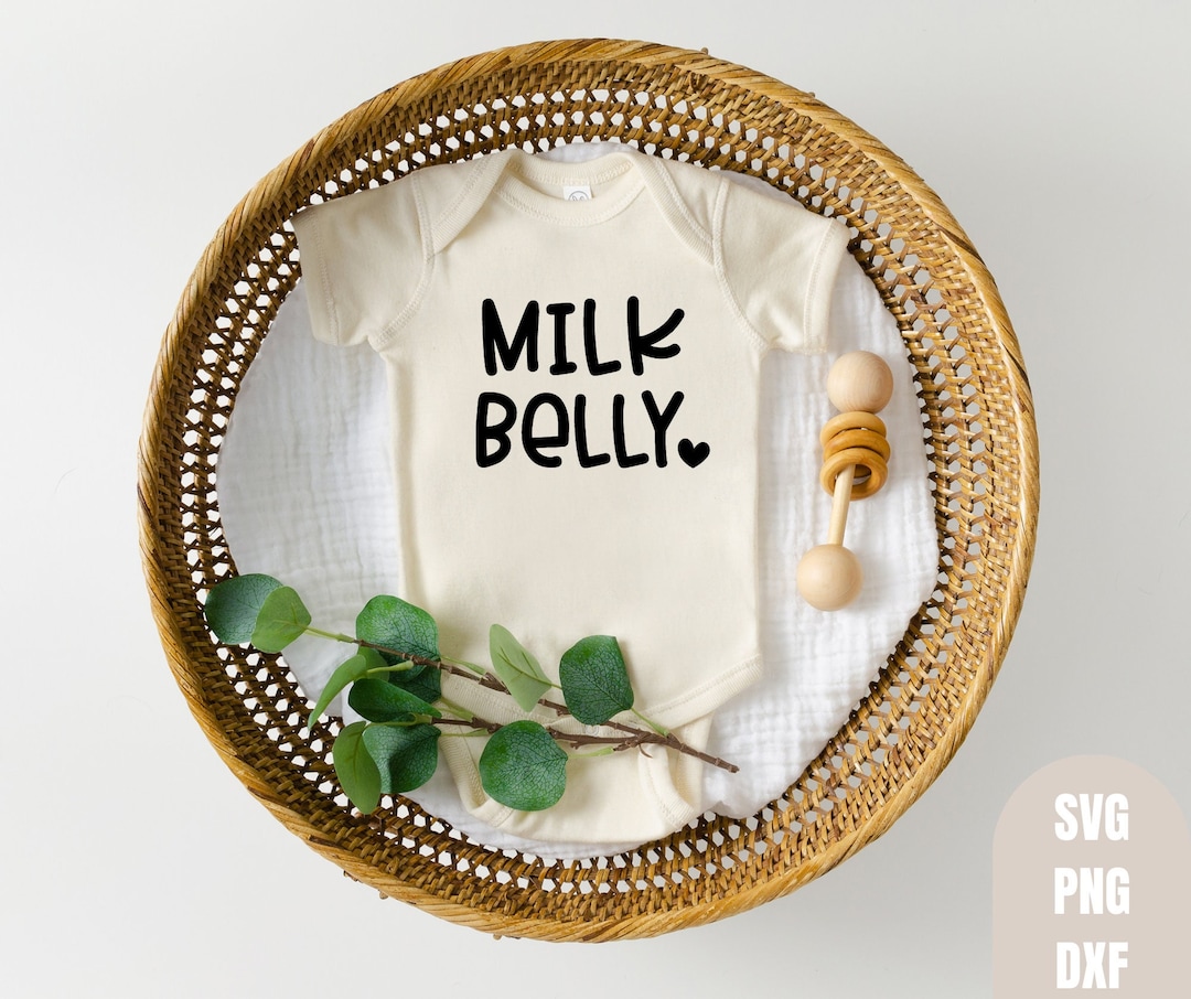 SVG Files Milk Belly SVG Funny Baby SVG Baby T-shirt - Etsy