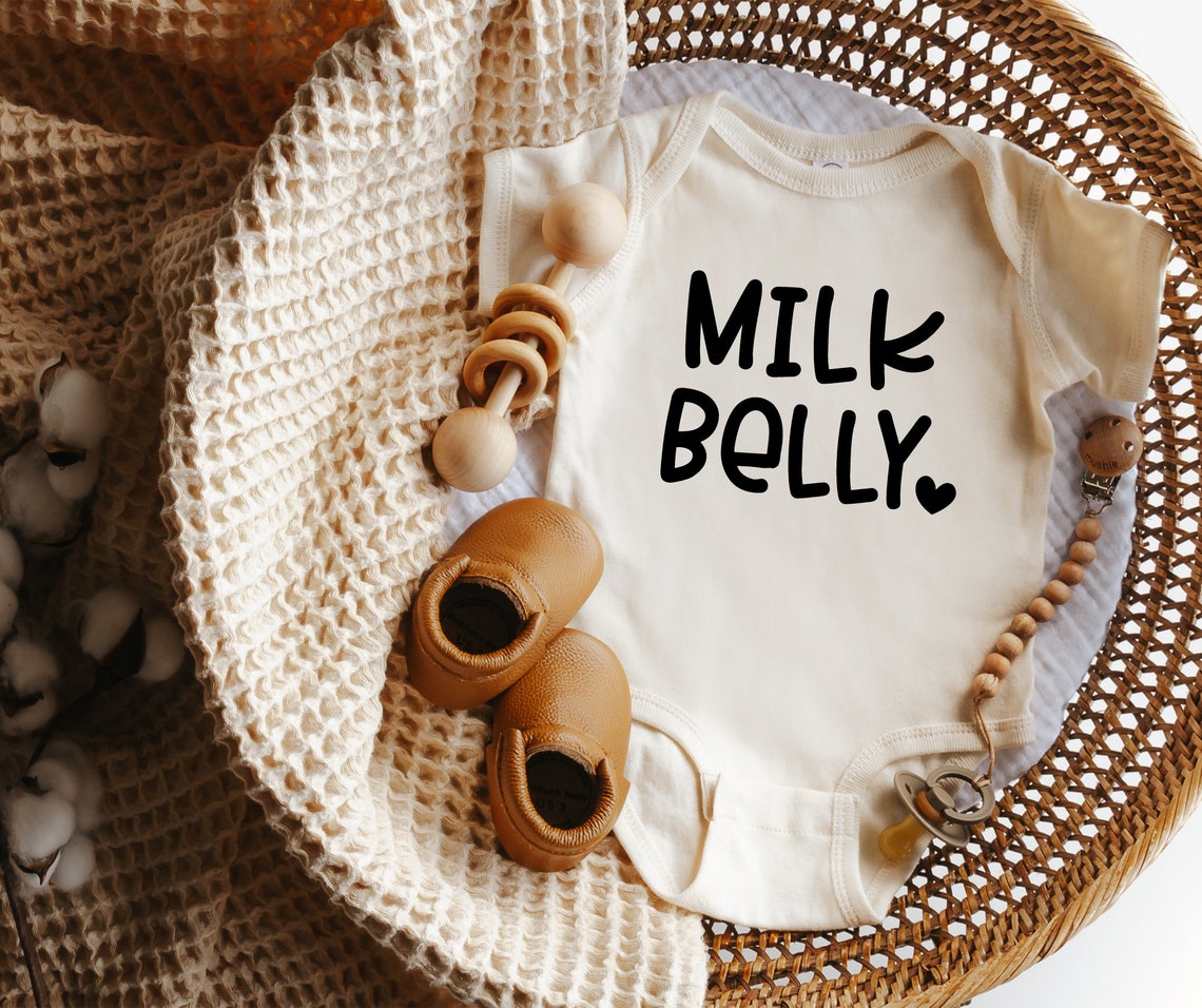 SVG Files Milk Belly SVG Funny Baby SVG Baby T-shirt - Etsy