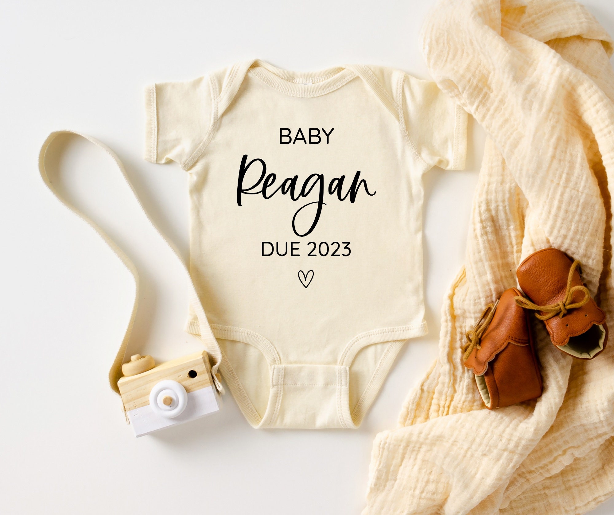 Baby Due SVG Personalized Baby SVG Baby Announcement SVG Baby Reveal ...