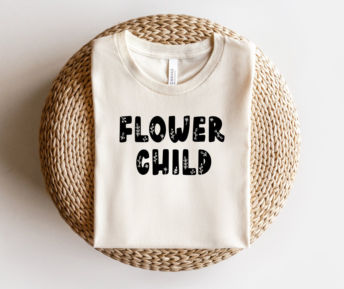 Flower Child SVG Flower SVG Retro SVG Little Girl Svg Boho Svg Baby ...