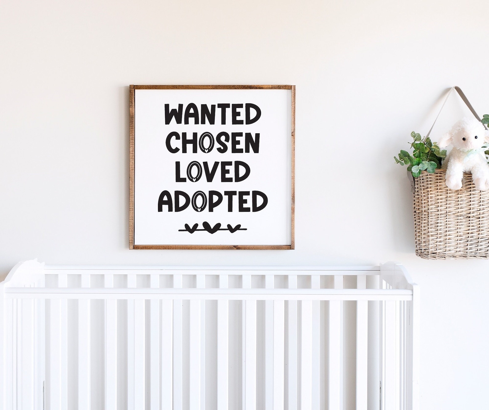 Wanted Chosen Loved Adopted - Adoption Day SVG - Adoption Announcement ...