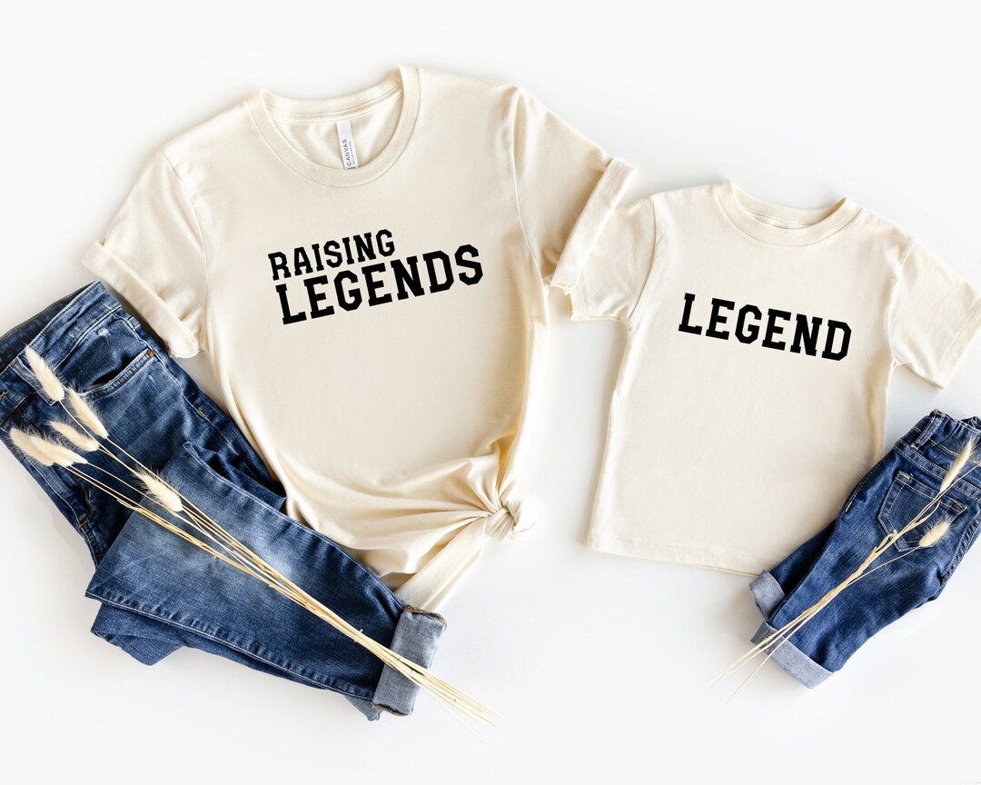 Raising Legends SVG - Mommy and Me SVG - Toddler Shirt Svg - Matching Shirts - Tshirt Svg - Etsy