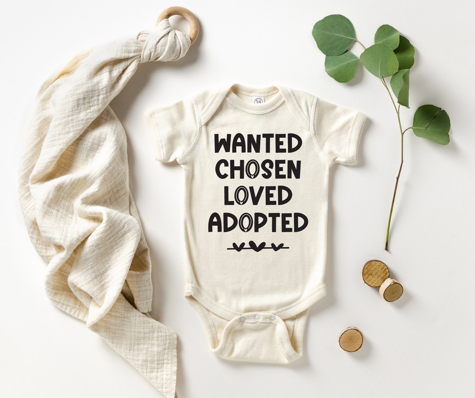 Wanted Chosen Loved Adopted - Adoption Day SVG - Adoption Announcement ...