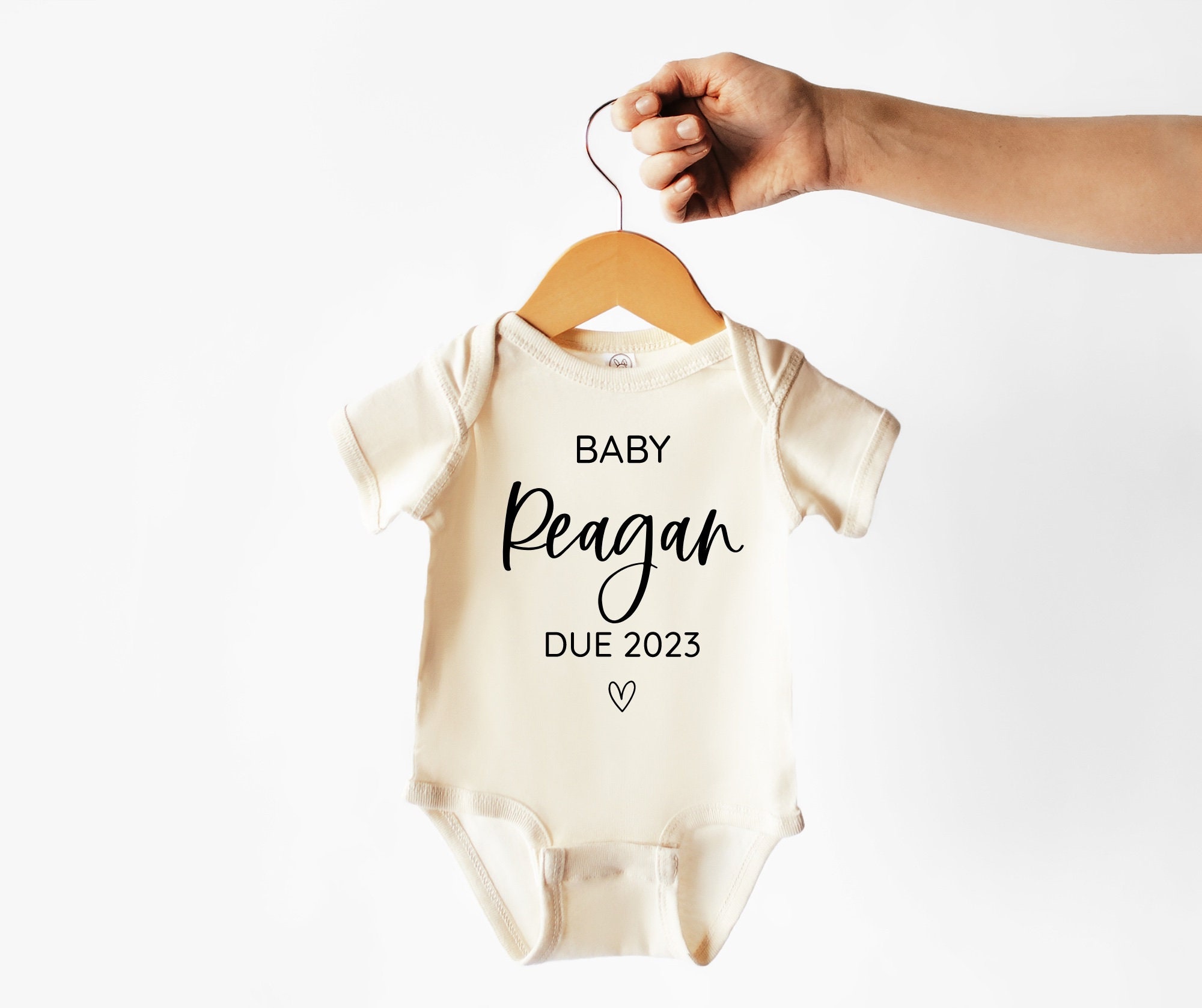 Baby Due SVG Personalized Baby SVG Baby Announcement SVG Baby Reveal ...