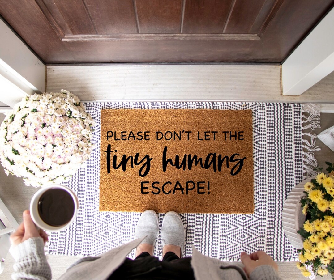Welcome Doormat SVG - Tiny Humans SVG - Quotes About Life - Funny SVG ...