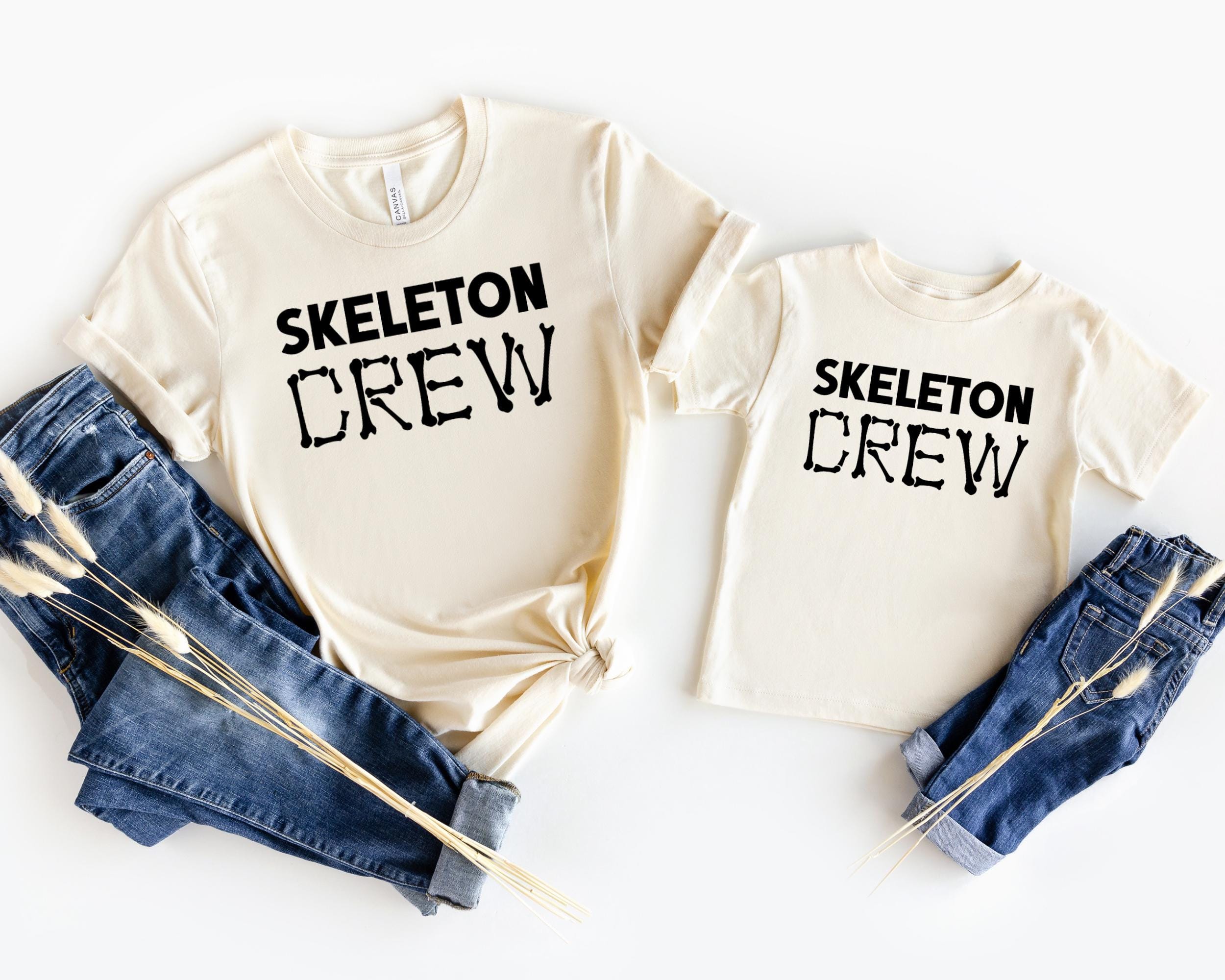 Skeleton Crew SVG Matching Shirts Halloween Gift Gifts for Family - Etsy