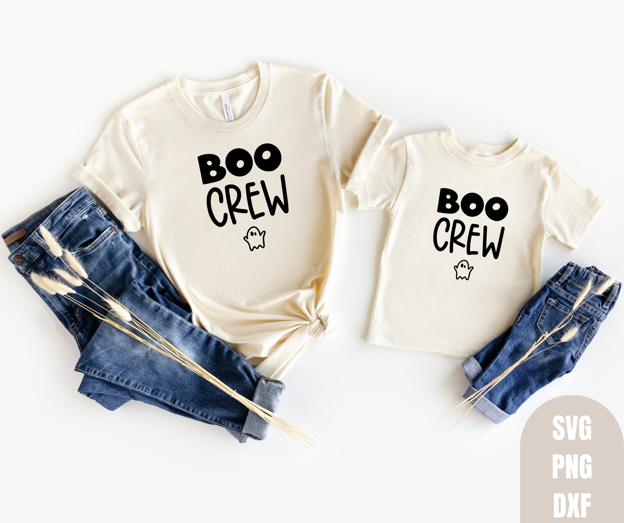 Boo Crew SVG Halloween SVG Mommy and Me SVG Matching - Etsy