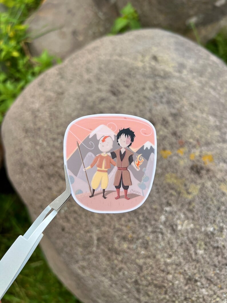 ATLA Vinyl Sticker Pack for Laptop, Phone Case Cute Avatar Art Aang ...