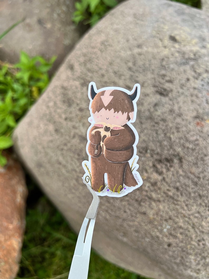 ATLA Vinyl Sticker Pack for Laptop, Phone Case Cute Avatar Art Aang ...