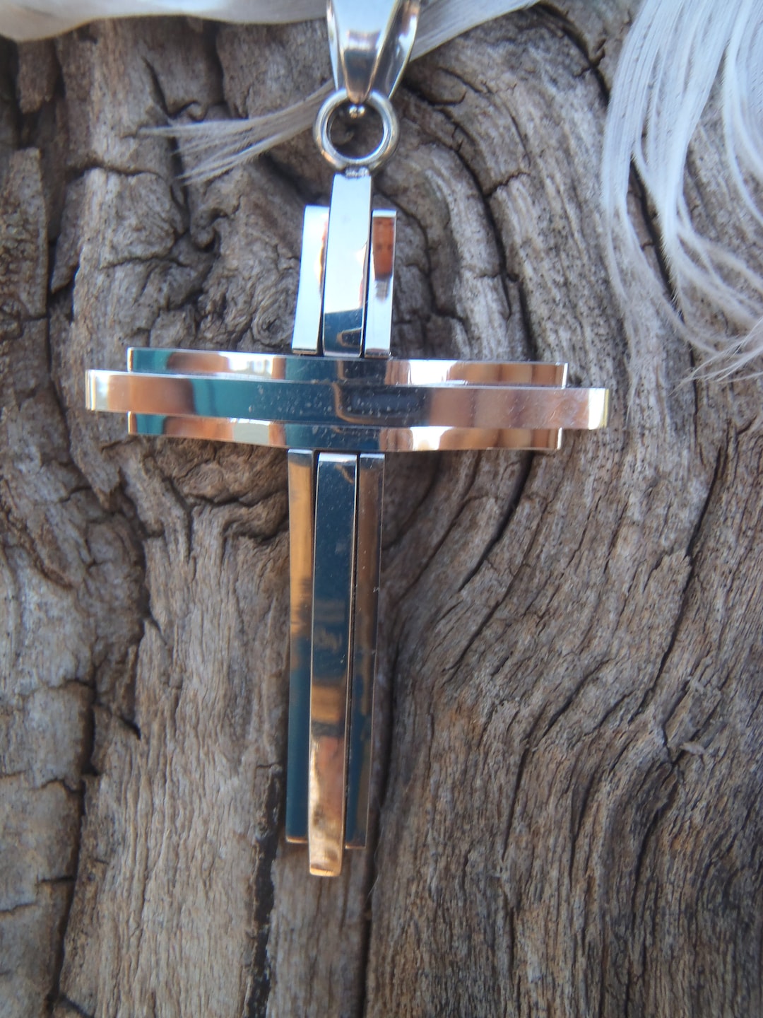Cross Necklace Men's Holy Healing Christian Chosen One Prayer Heyoka ...
