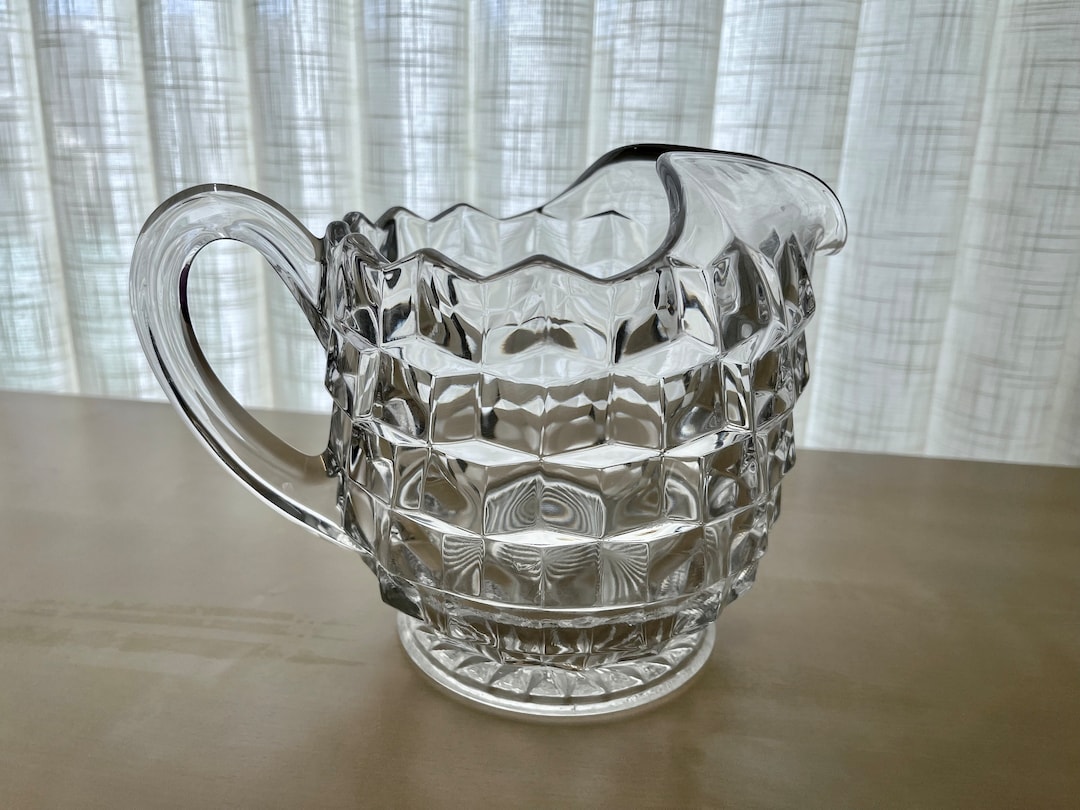 Vintage 1950s Fostoria American Pattern Pitcher With Ice Lip - Etsy