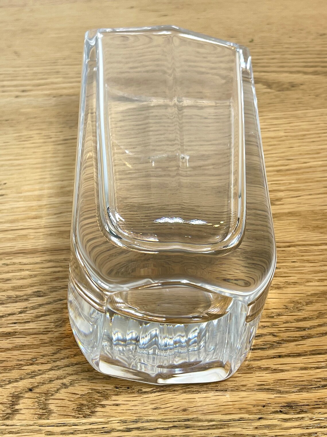 Vintage Heavy Kosta Boda Crystal Vase B. Edenfalk Colonna 1986 1980's Art Glass - Etsy
