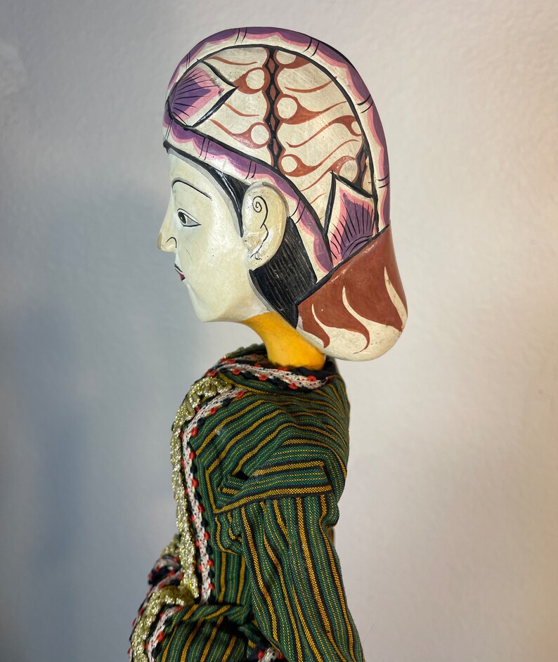 Traditional Original Art Theatre Vintage Java Indonesia Wood Puppet ...