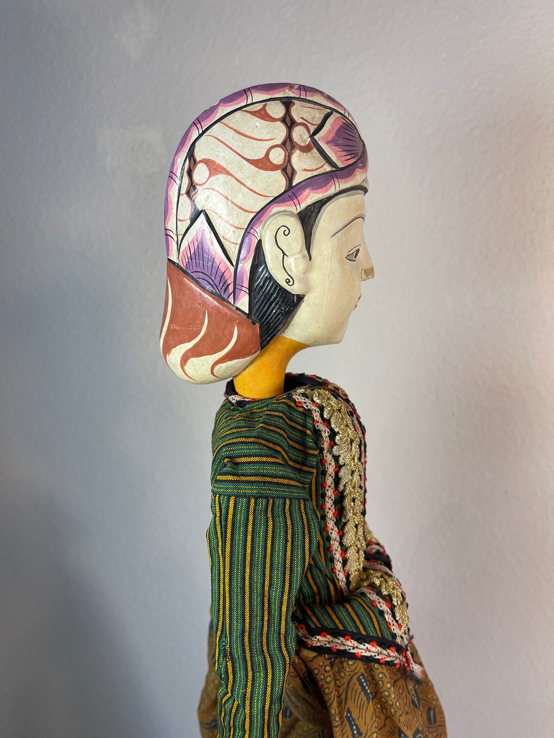 Traditional Original Art Theatre Vintage Java Indonesia Wood Puppet ...