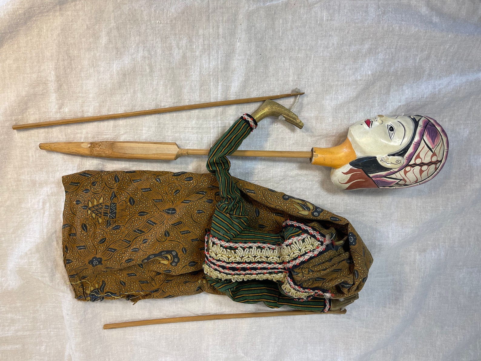 Traditional Original Art Theatre Vintage Java Indonesia Wood Puppet ...