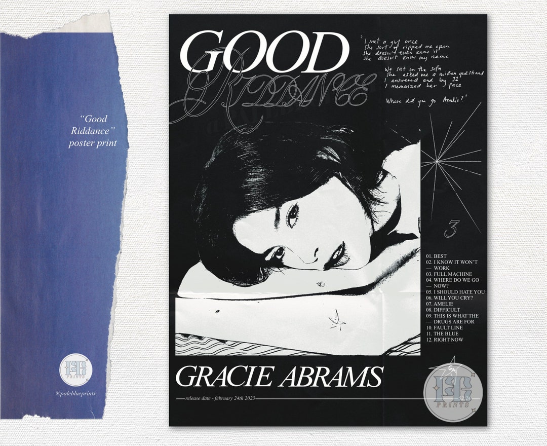 Gracie Abrams Good Riddance Retro Style Poster Print - Etsy