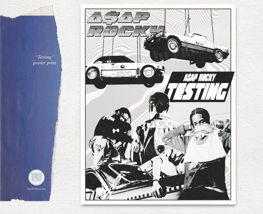 Testing Retro Style Rap Poster Print - Etsy