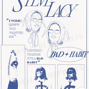 Bad Habit Retro Inspired Poster Print - Etsy Canada