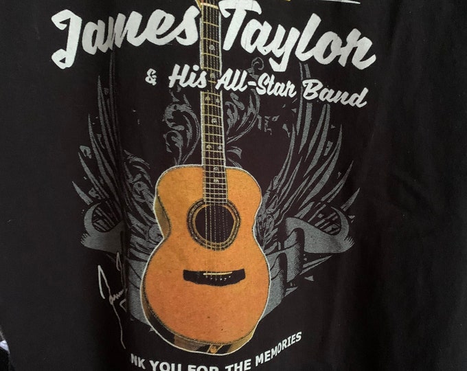 A James Taylor and His All Star Band Concert T-shirt - Etsy