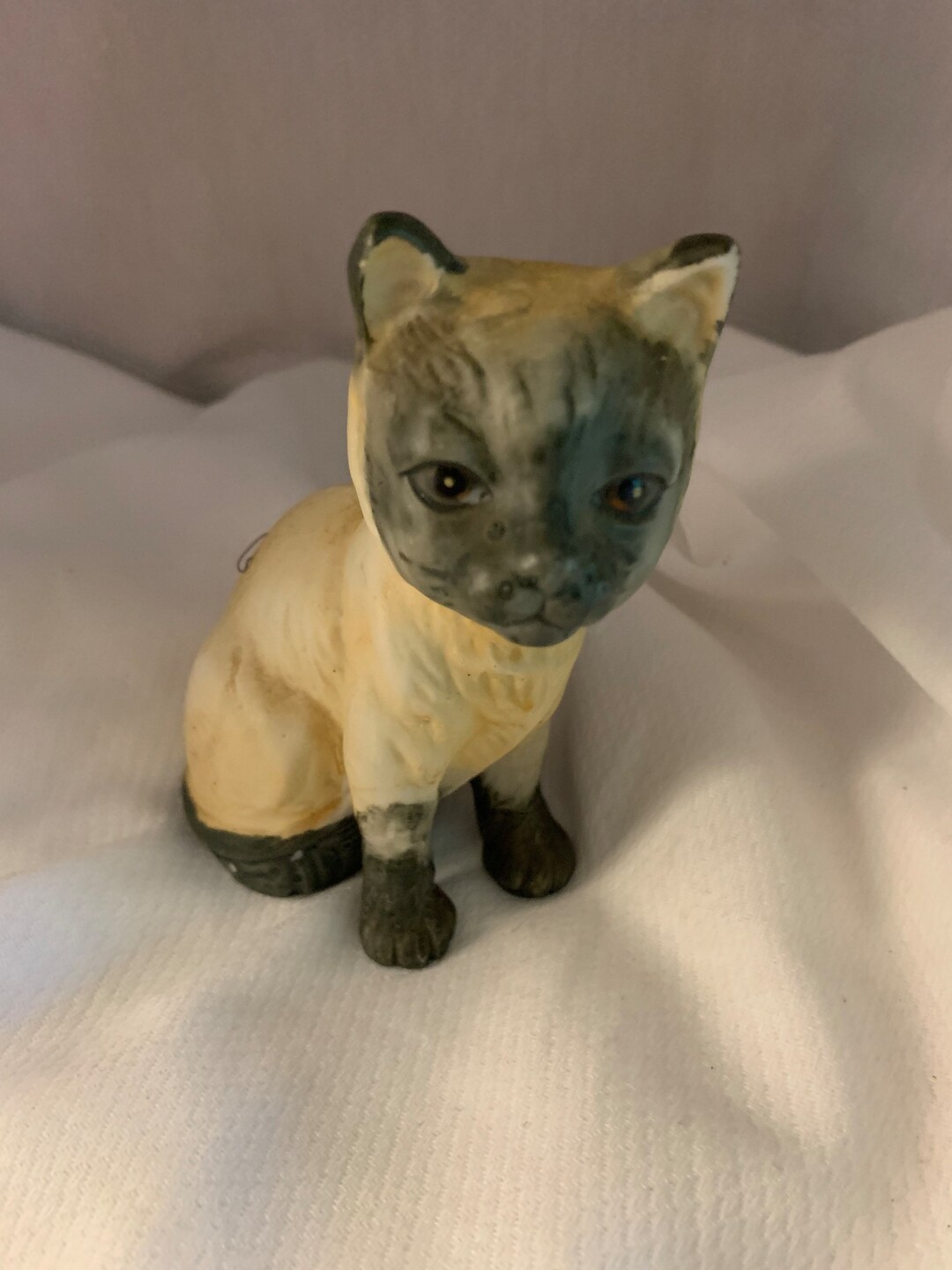 A Ceramic Bell of a Siamese Cat. - Etsy