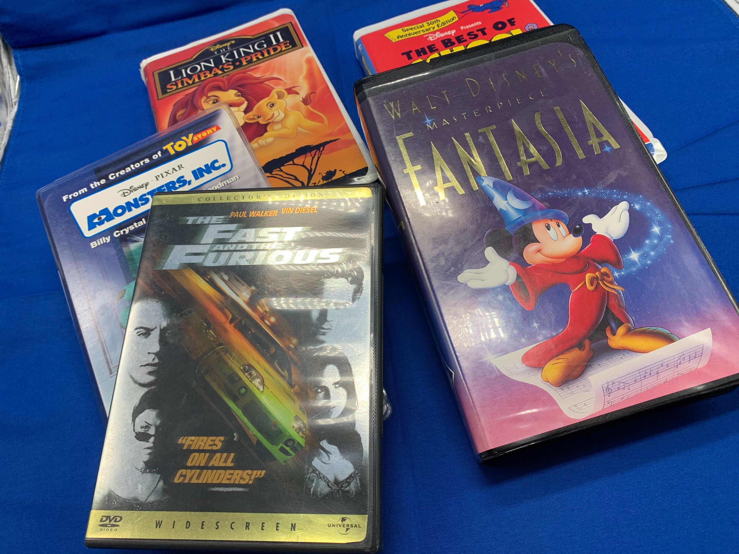 A Lot of Vintage Childrens VHS Tapes and One Adult Themed DVD. - Etsy