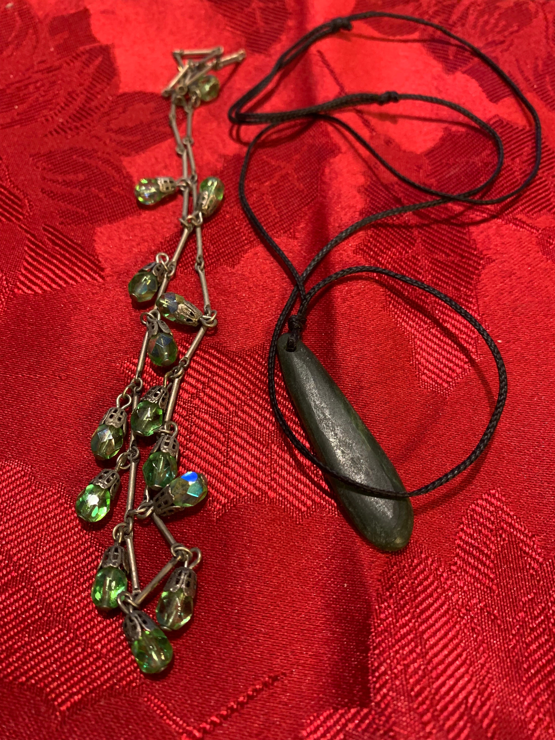 Four Individual Necklaces in Faux Crystals, Sea Glass and Stone. - Etsy