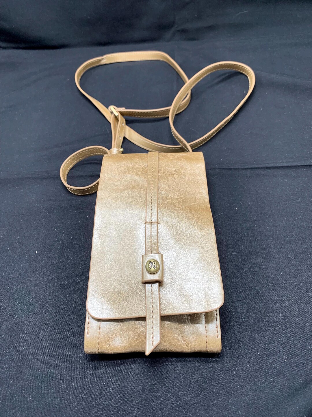 A Genuine HOBO Brand Crossbody in Gold Leather. - Etsy