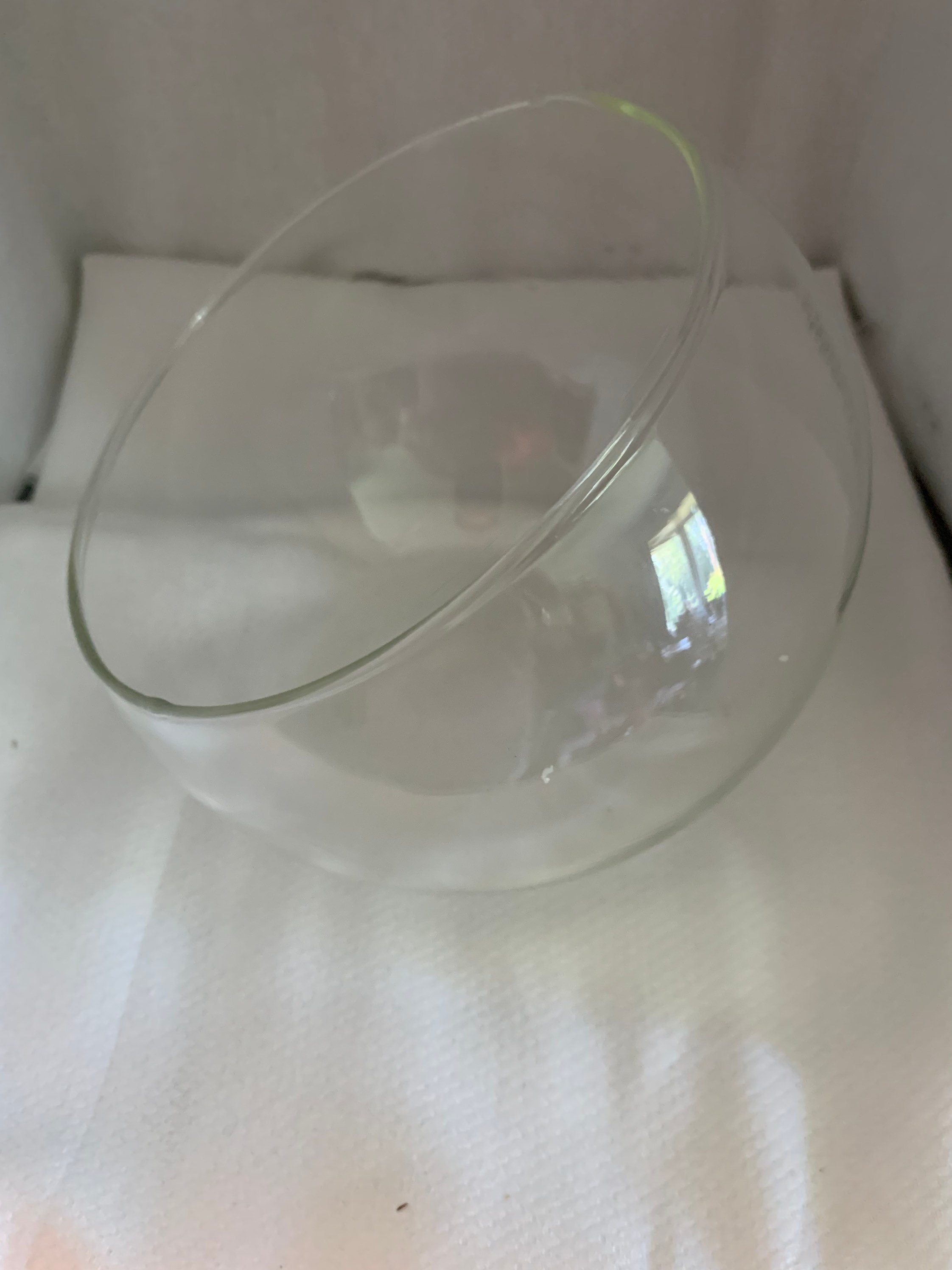 A Glass Pyrex Bowl With a Half Side Opening. - Etsy
