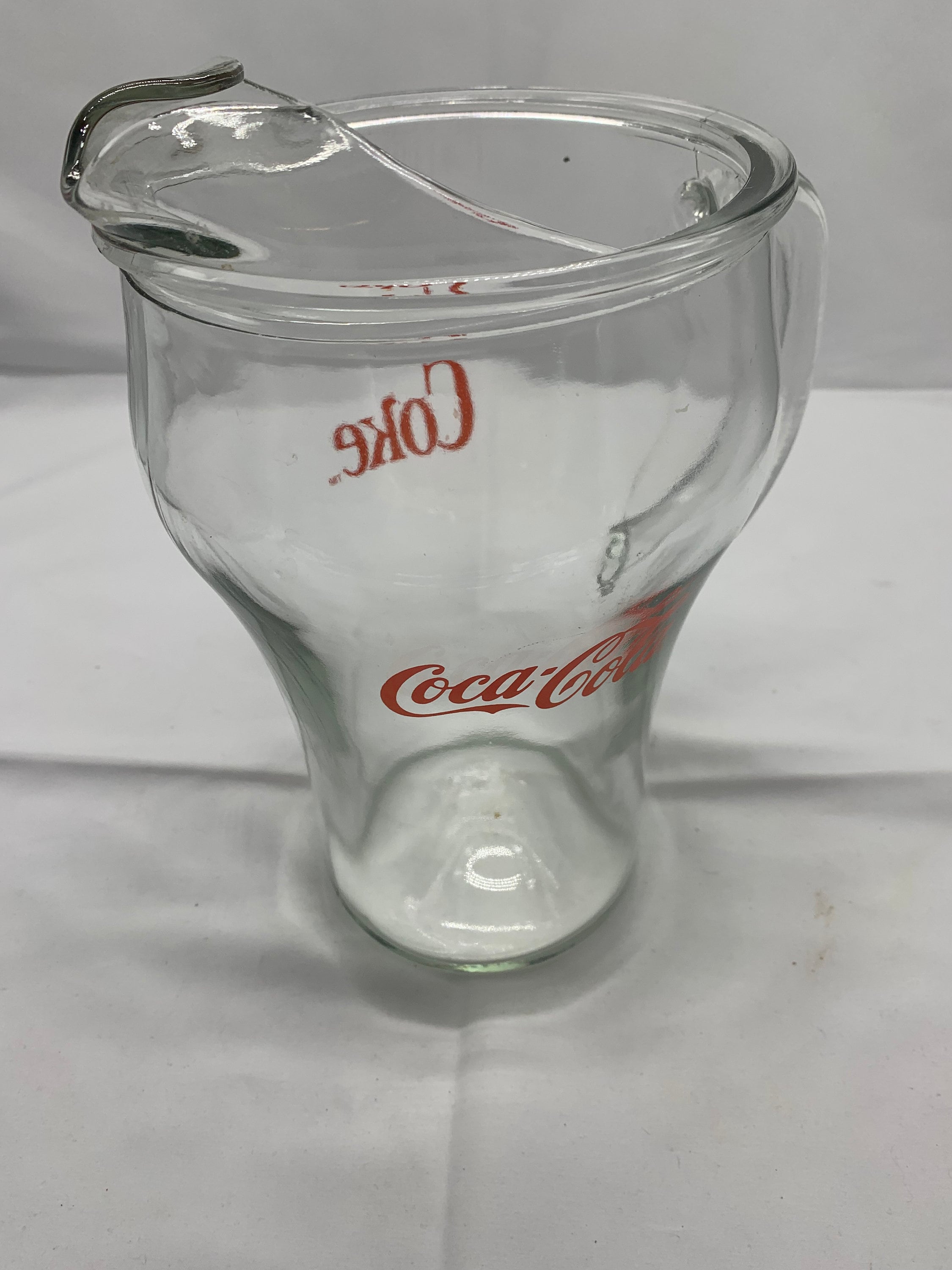 A Vintage Coca-cola Glass Pitcher. - Etsy