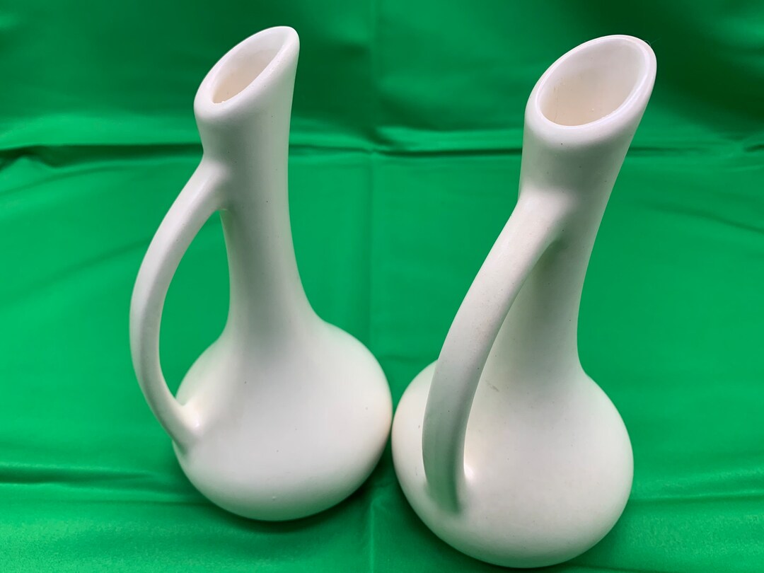 A Pair of Royal Haeger Pitchers in an off White. - Etsy
