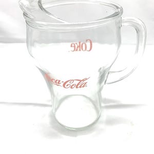 A Vintage Coca-cola Glass Pitcher. - Etsy