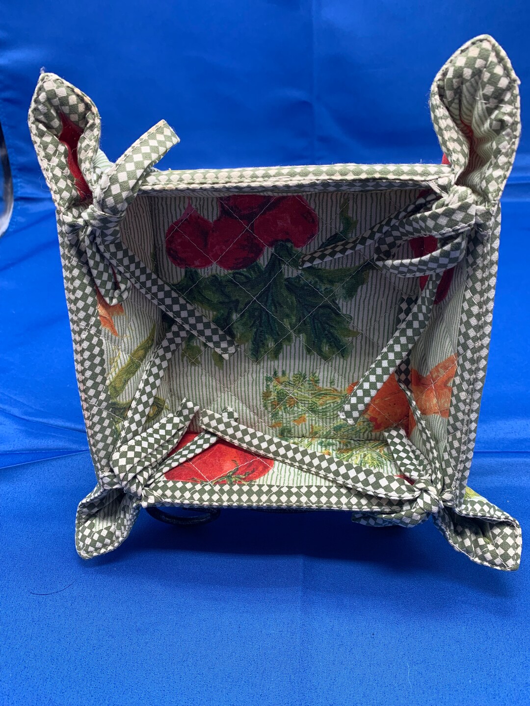 A Hand Crafted Cloth Bread Basket or Snack Box. - Etsy