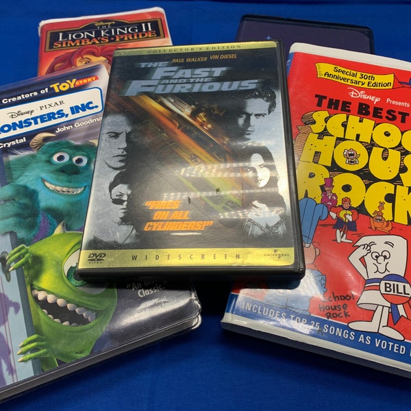 Vhs Children Lot - Etsy