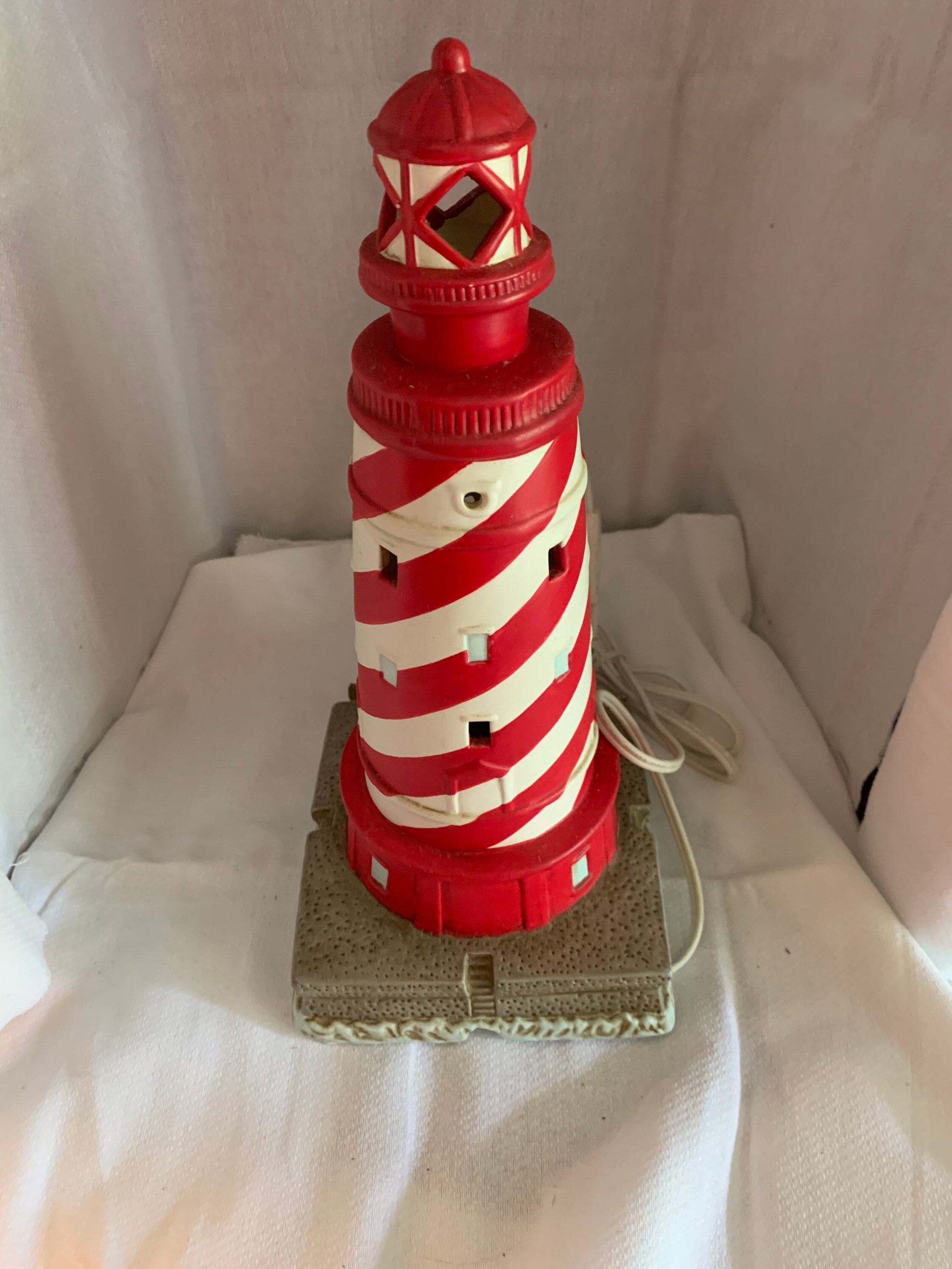 Lefton, Lighted white Shoal Lighthouse , From 1992. - Etsy
