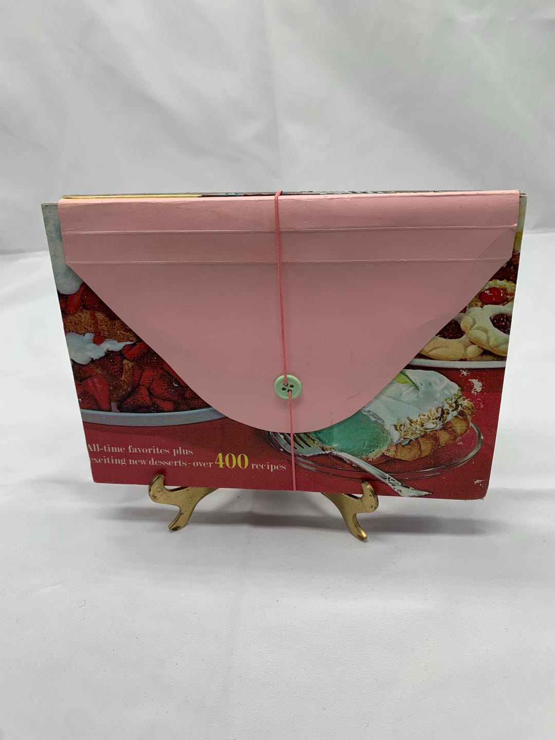 Vintage, Handmade Recipe Cards Holder. - Etsy