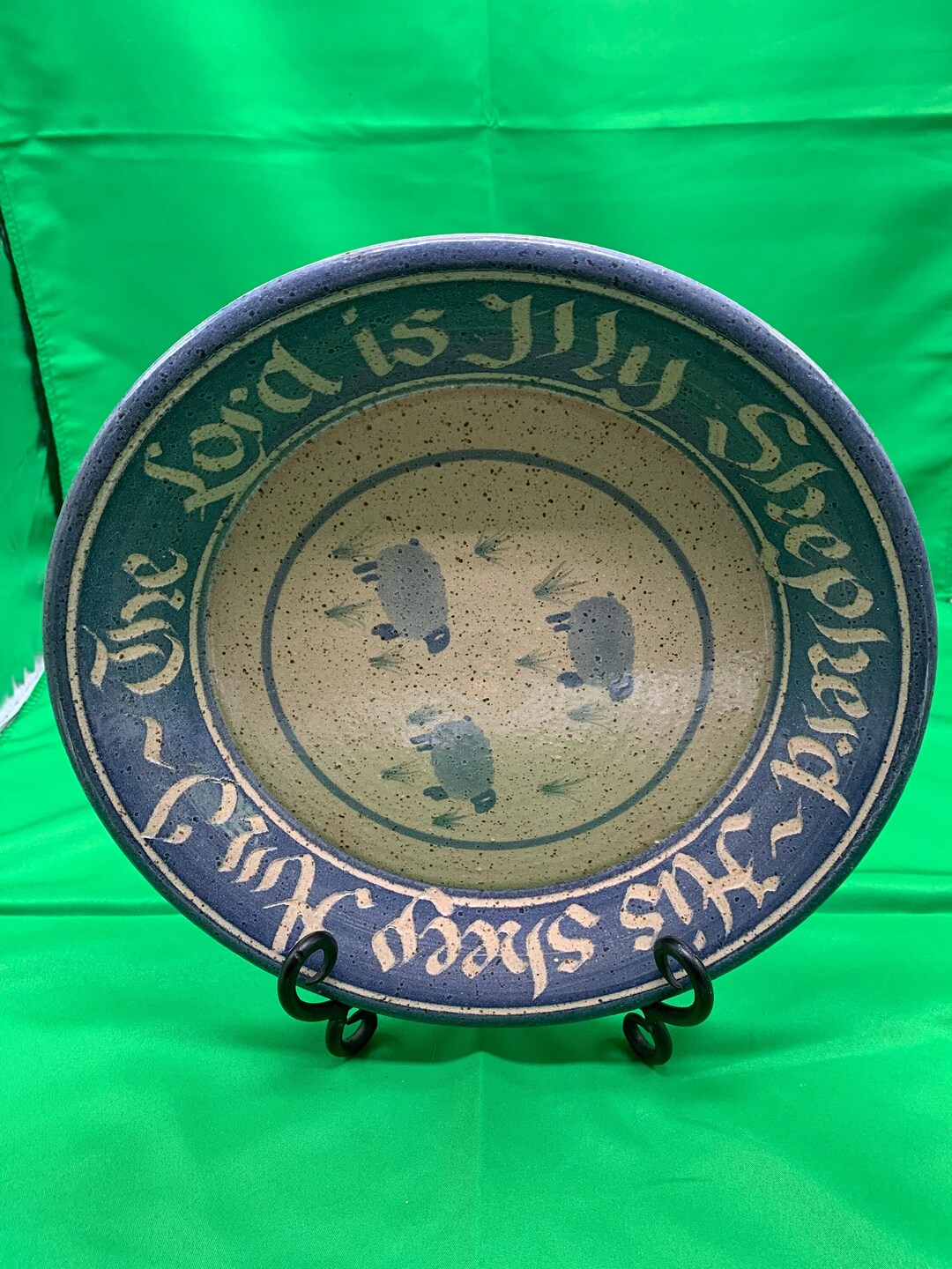 A Dear Piece of Scripture on Pottery Plate and It’s Signed. - Etsy