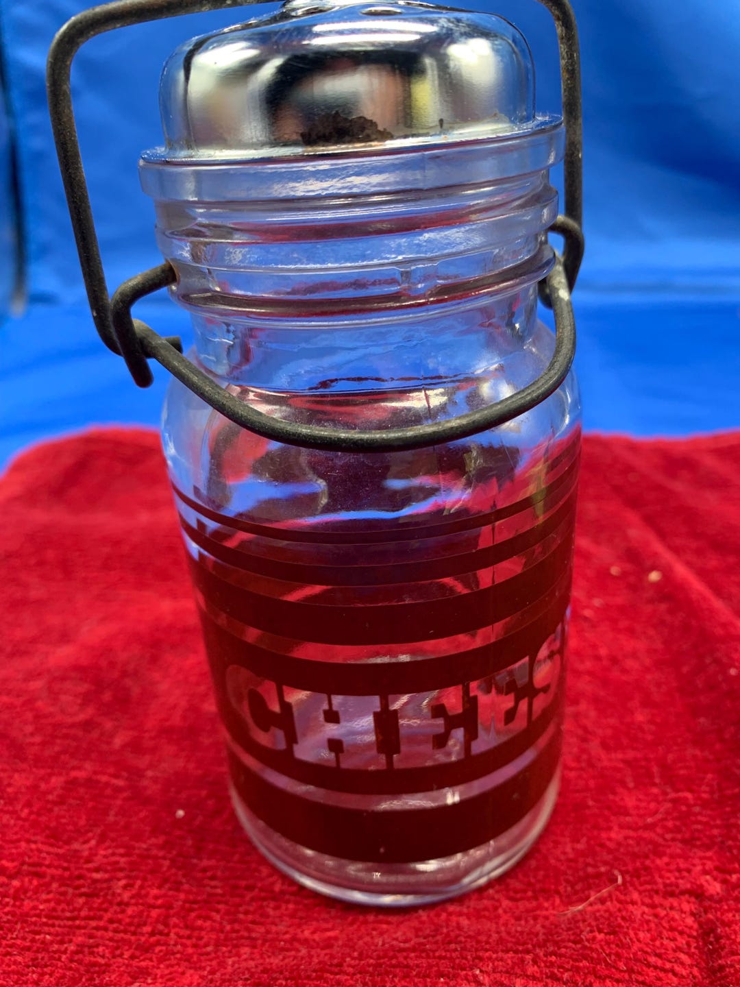 A Vintage Cheese or Spice Glass Jar From the Famous Wheaton Village. - Etsy