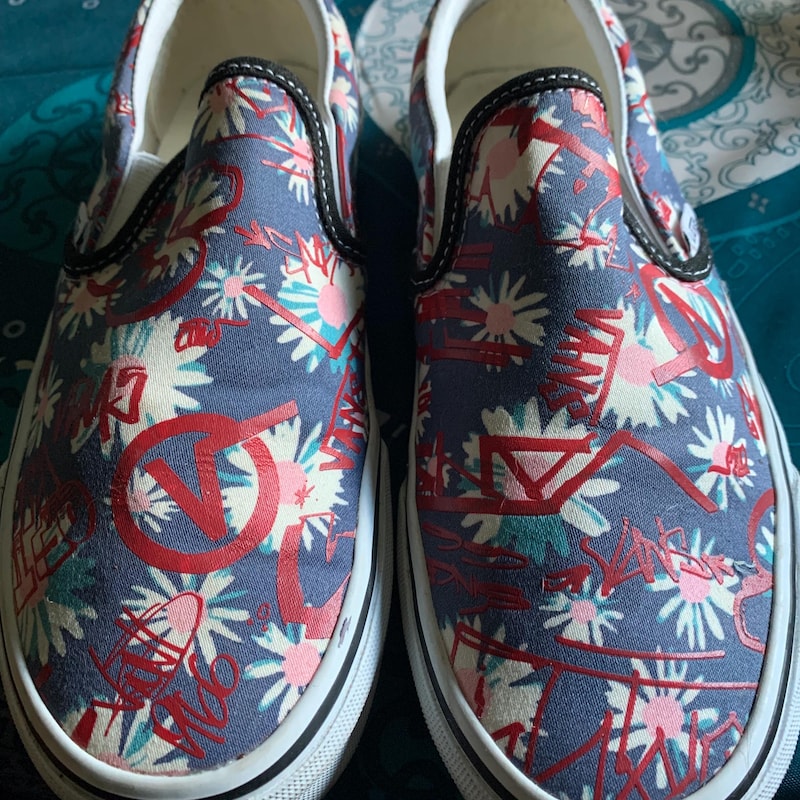 Graffiti Vans Shoes - Etsy
