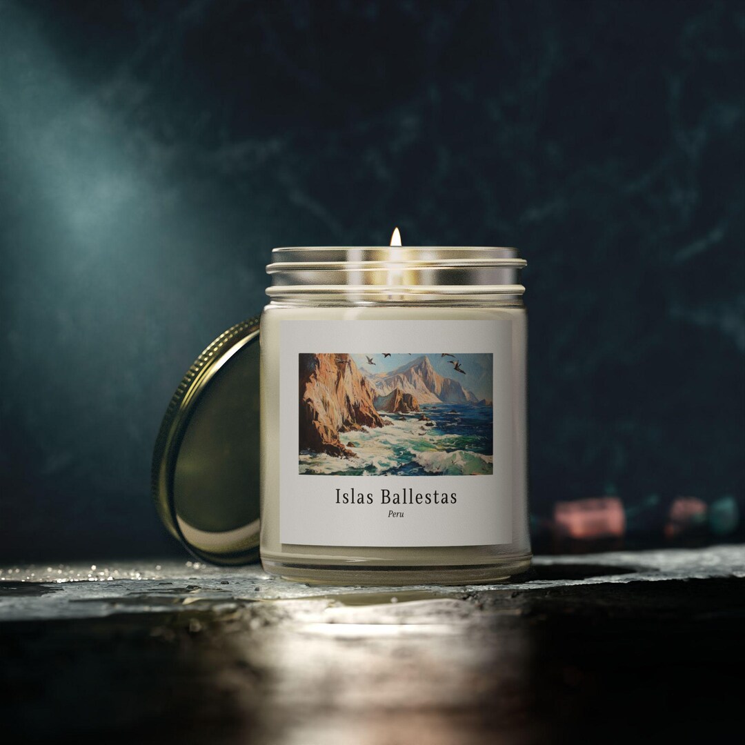 Luxury Candle of Islas Ballestas Peru Premium Scented Candle Gift ...