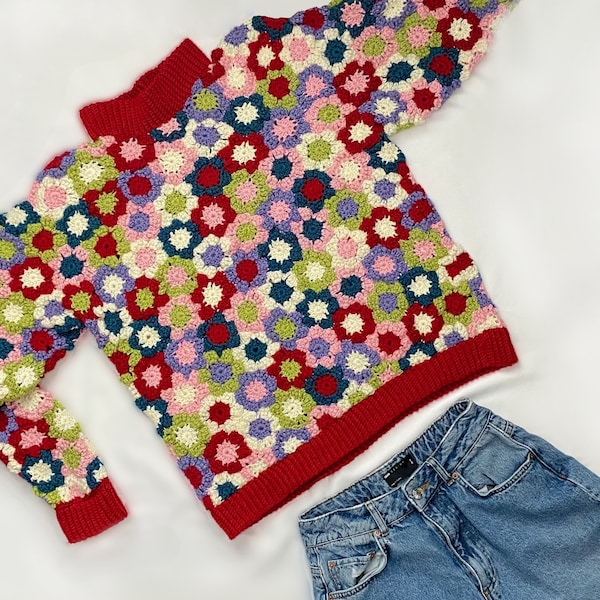 Flower Sweater - Etsy