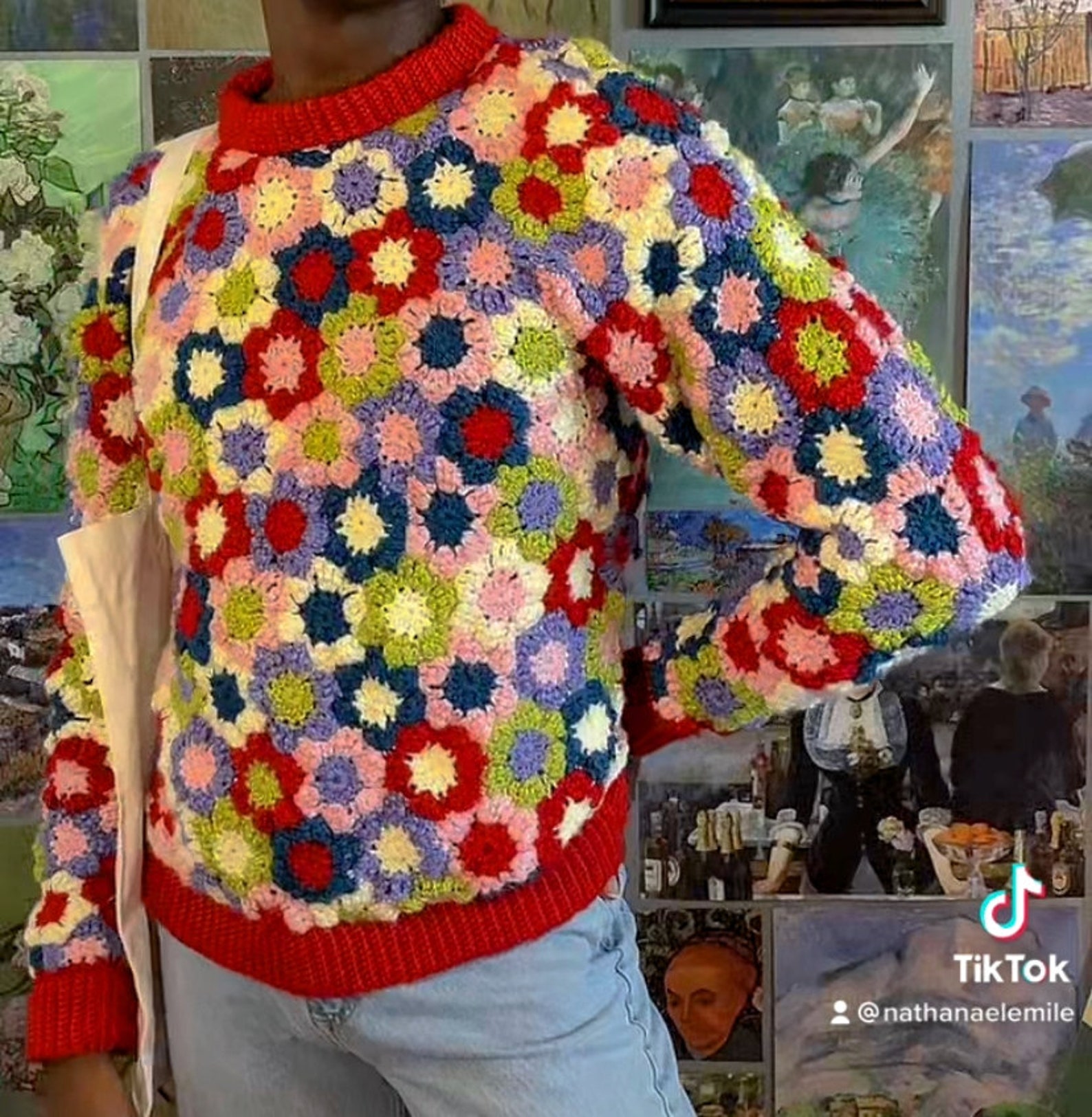 Flower Sweater PATTERN - Etsy