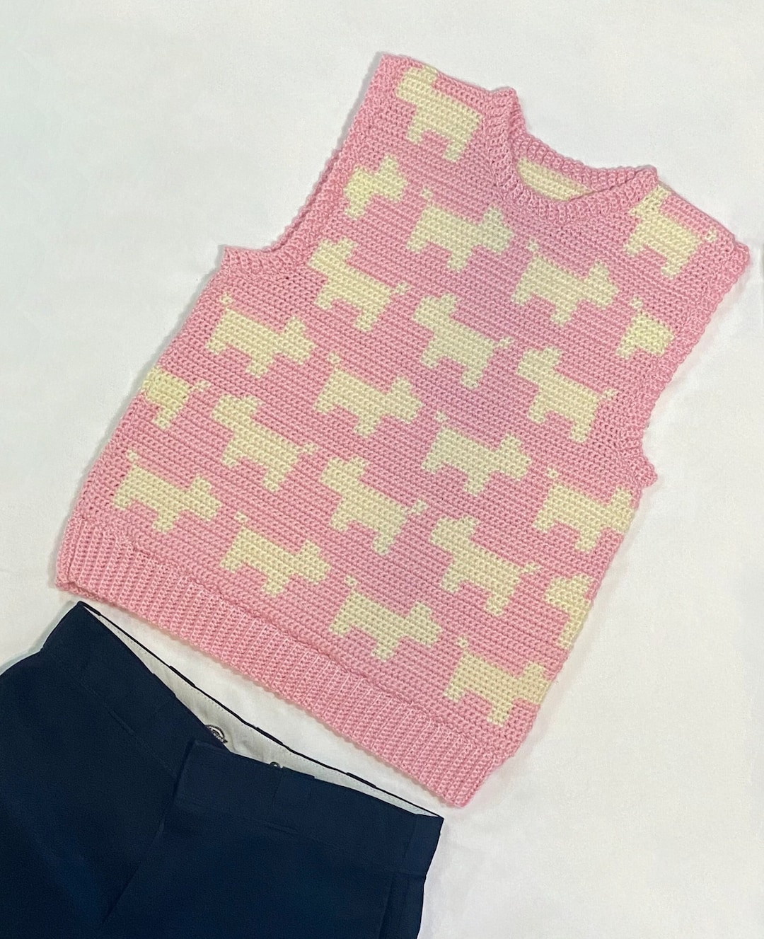 Ruff Crochet Vest | PDF Pattern - Etsy