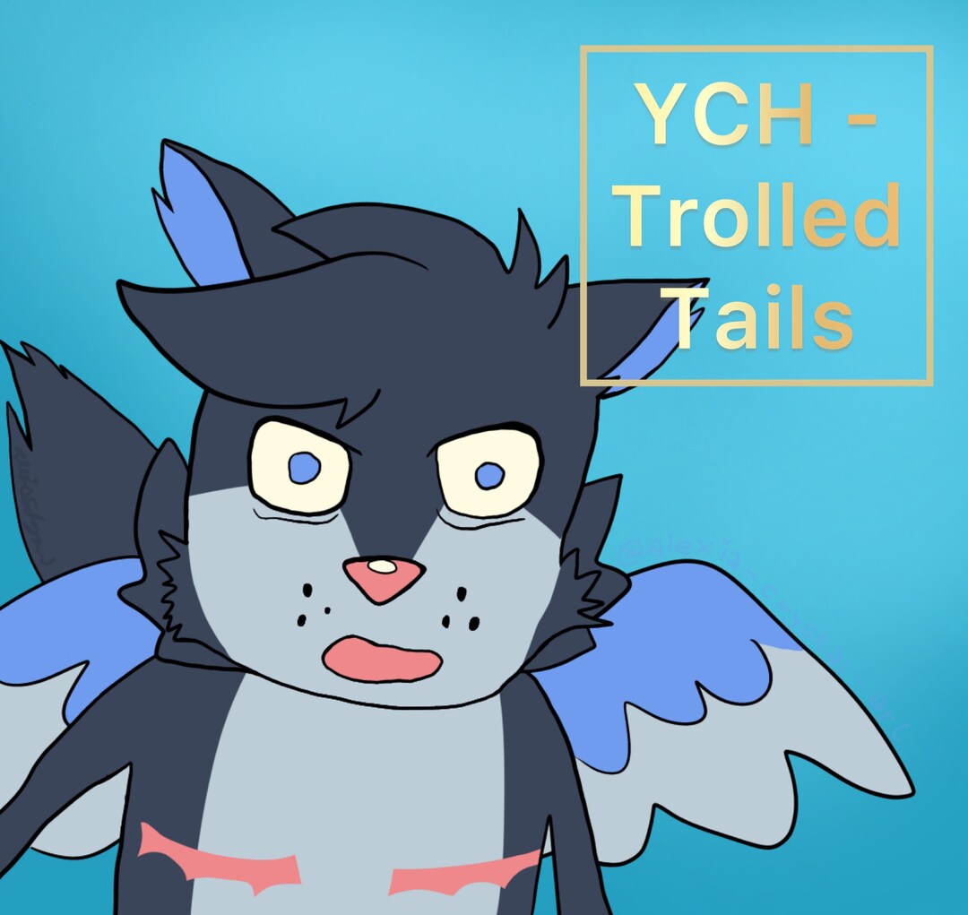 Trolled Tails YCH Sonic Digital Art Meme for OC/DND Character/vtuber ...