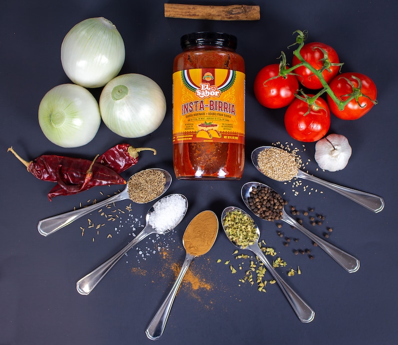 Birria Marinade Mix | Instabirria 32 Fl Oz Glass Jar to Make Birria ...