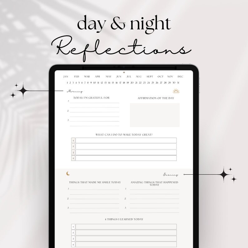 Digital Gratitude Journal | Daily Gratitude Journal Goodnotes iPad ...
