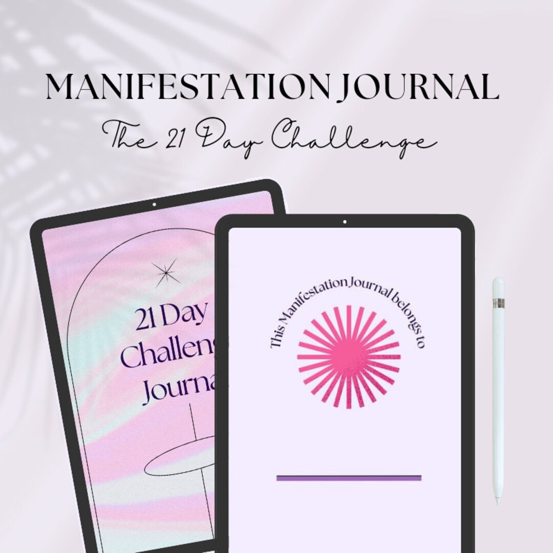21-day Challenge Manifestation Journal | Digital Journal for ...