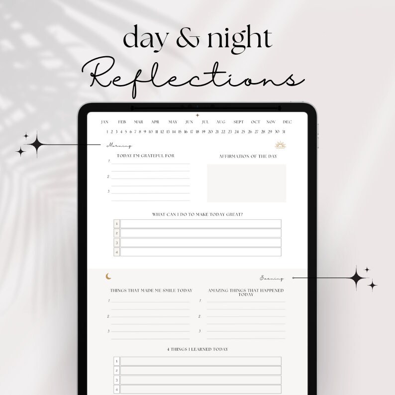 Digital Gratitude Journal | Daily Gratitude Journal Goodnotes iPad ...